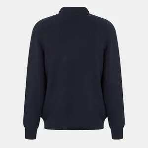 Hugo Boss Vertical Rib Knit Polo Shirt
