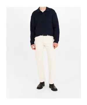 Hugo Boss Vertical Rib Knit Polo Shirt