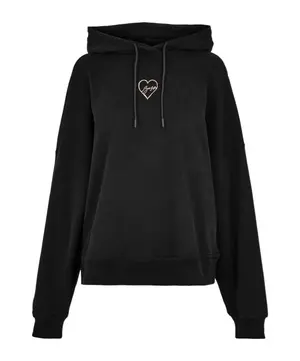 Hugo Boss Ehoody Overhead Design Hoodie - Black
