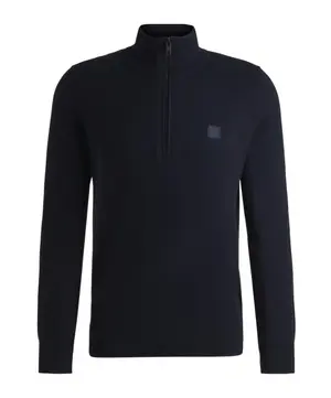 Hugo Boss Hbo Kanobix Quarter Zipped Sweater - Black