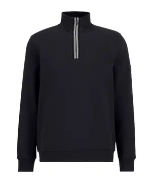 Barbour Long-sleeved Half-zip Sweatshirt - Black