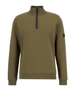 Barbour Long-sleeved Half-zip Sweatshirt