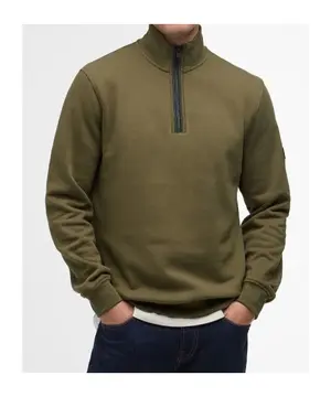 Barbour Long-sleeved Half-zip Sweatshirt