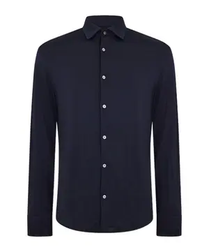 Jacob Cohen Long-sleeve Plain Shirt - Black