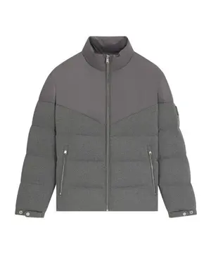 Hugo Boss Clanello Luxury Puffer Jacket - Gray