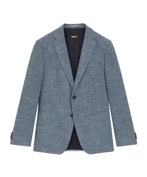 Hugo Boss Single-breasted Blazer - Gray