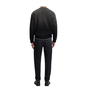 Hugo Boss Gradient Speckle Crew Neck Knit Sweater