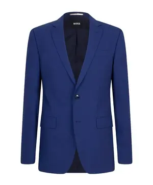 Hugo Boss Single-breasted Blazer - Blue