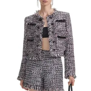 SELF-PORTRAIT Fringed Coat