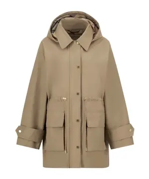 Barbour Fallyn Showerproof Rain Anorak - Brown/tartan