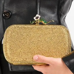 Bottega Veneta Hotfix Knot Clutch Bag