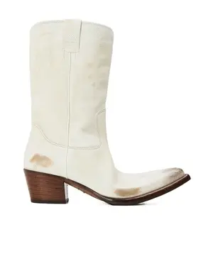 Prada Leather Western Boots