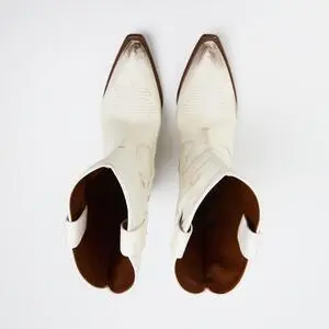 Prada Leather Western Boots
