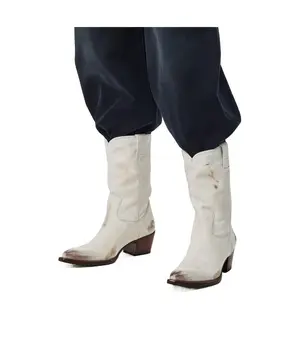 Prada Leather Western Boots