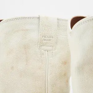 Prada Leather Western Boots