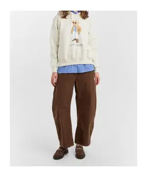 Polo Ralph Lauren Tapered Casual Pants With Elasticated Waistband And Drawstring