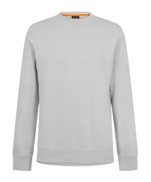 Hugo Boss Westart Crew Sweatshirt, Premium Cotton - White