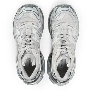 Balenciaga Lace-up Casual Sneakers - White
