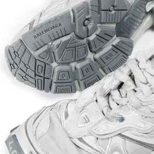 Balenciaga Lace-up Casual Sneakers - White
