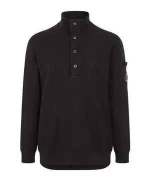 C.P. COMPANY Crew Neck Jumper - Black