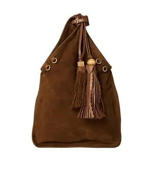 Miu Miu Stylish Solid-color Handbag - Brown