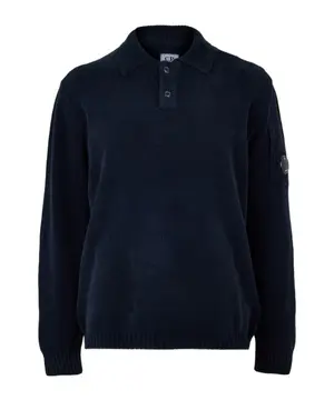 C.P. COMPANY Knitted Top - Black