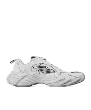 Balenciaga Solid Color Trainers - Gray