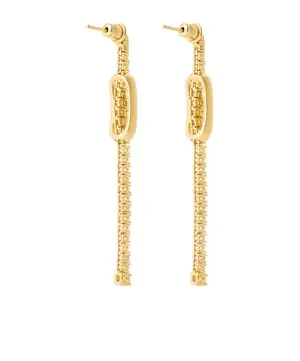 Fendi Brass Stud Earrings