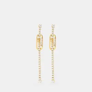 Fendi Brass Stud Earrings