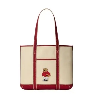 Polo Ralph Lauren Bear Tote Bag - Nude