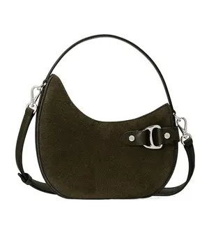 Ralph Lauren Solid Color Shoulder Bag - Black