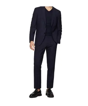 Hugo Boss V-neck Long-sleeve Knit Sweater