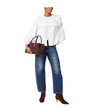 Polo Ralph Lauren Cotton Blouse With Classic Collar