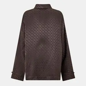 Fendi Long-sleeve Printed Shirt - Black