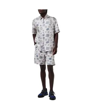 Fendi Short-sleeve Patterned Shirt