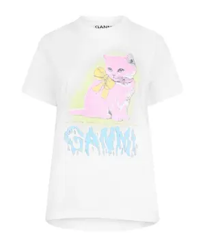 GANNI Graphic T-shirt