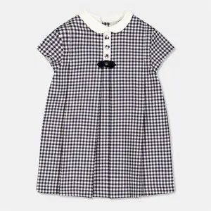 Gucci Plaid Short Sleeve Dress