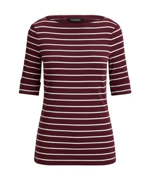 Ralph Lauren Striped Short-sleeved T-shirt - Brown