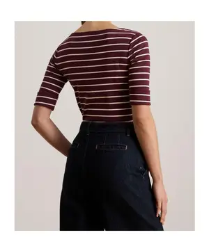 Ralph Lauren Striped Short-sleeved T-shirt - Brown