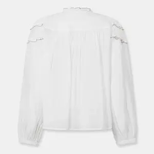 Isabel Marant Étoile Lace Collar Long Sleeve Shirt