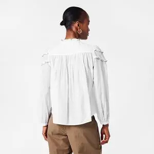 Isabel Marant Étoile Lace Collar Long Sleeve Shirt