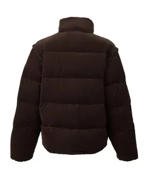 Prada Corduroy Quilted Down Jacket