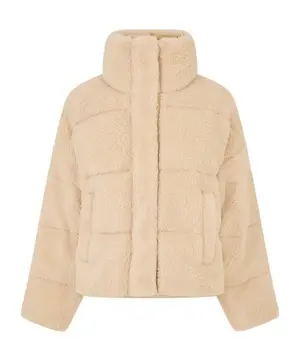 Max Mara Quilted Short Puffer Jacket - Nude