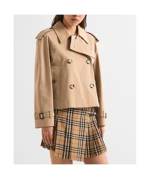 Burberry Short Double-breasted Trench Coat