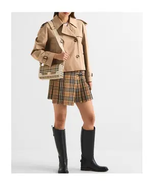 Burberry Short Double-breasted Trench Coat