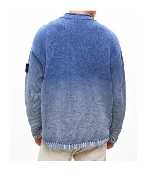 Stone Island Chenille Knit Sweater - Blue
