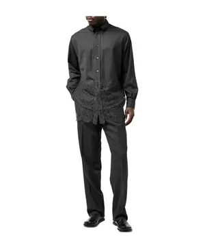 Fendi Long-sleeve Plain Shirt