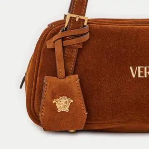 Versace Solid Color Shoulder Bag