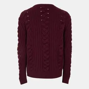 Alexander McQueen Alex Cable Crew Neck Jumper