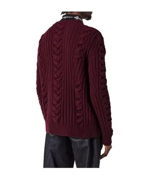 Alexander McQueen Alex Cable Crew Neck Jumper